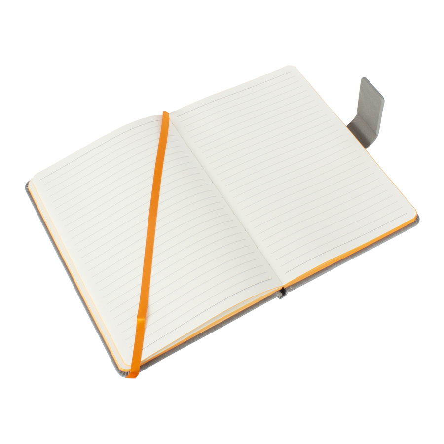 Cuaderno Gris cierre imantado – regalosparaempresas